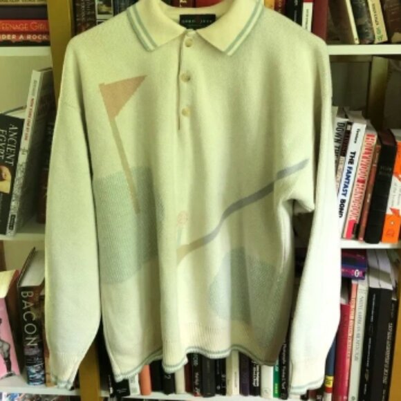Sweaters | Vintage Long Sleeve Golf Polo | Poshmark